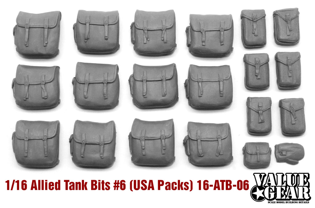 Valuegear 1/16 Scale resin model WW2 USA Back Packs | Fields of Glory ...