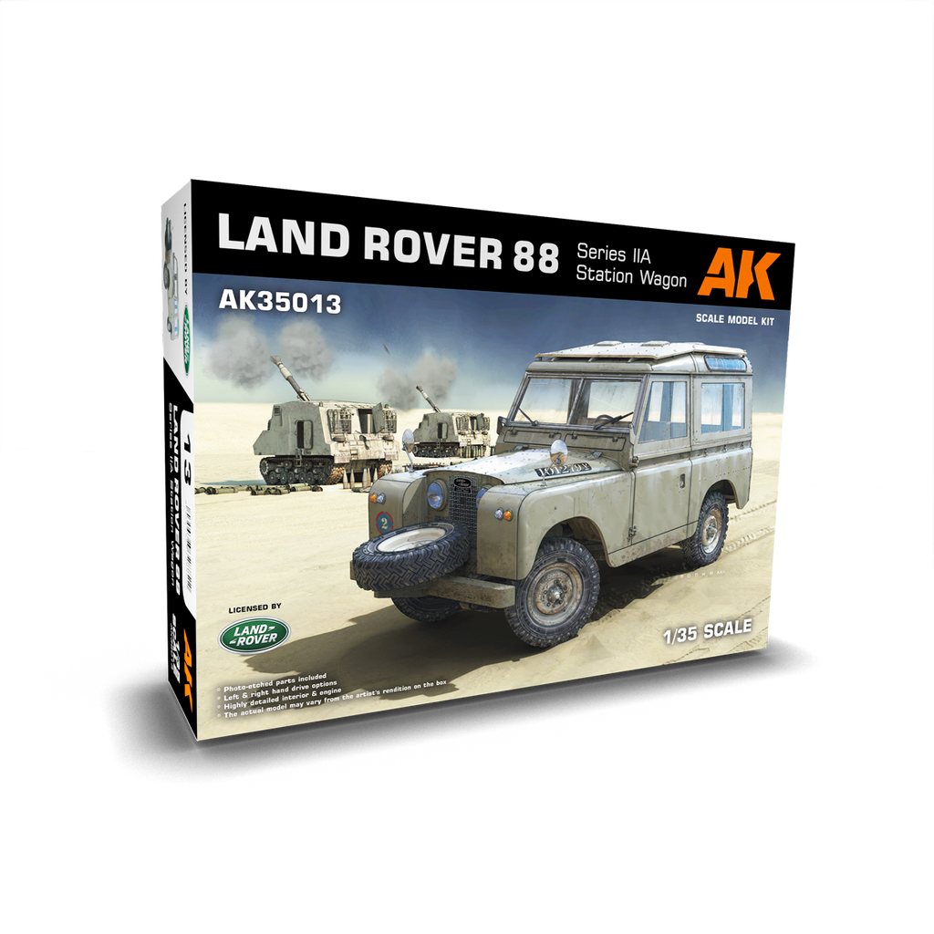 AK Interactive 1/35 scale MODEL KIT Land Rover 88 Series IIA Station W ...