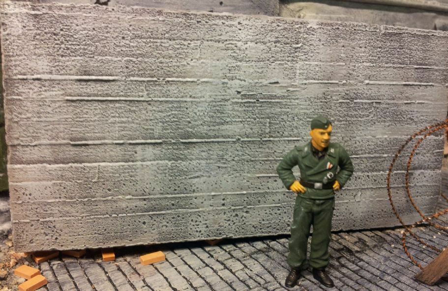 FoG Models 1/35 Scale Reinforced Concrete Panel fortification section ...