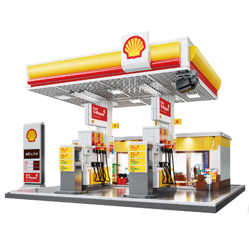 Cada BUILDING SERIES Shell Retail Station building block kit | Fields ...