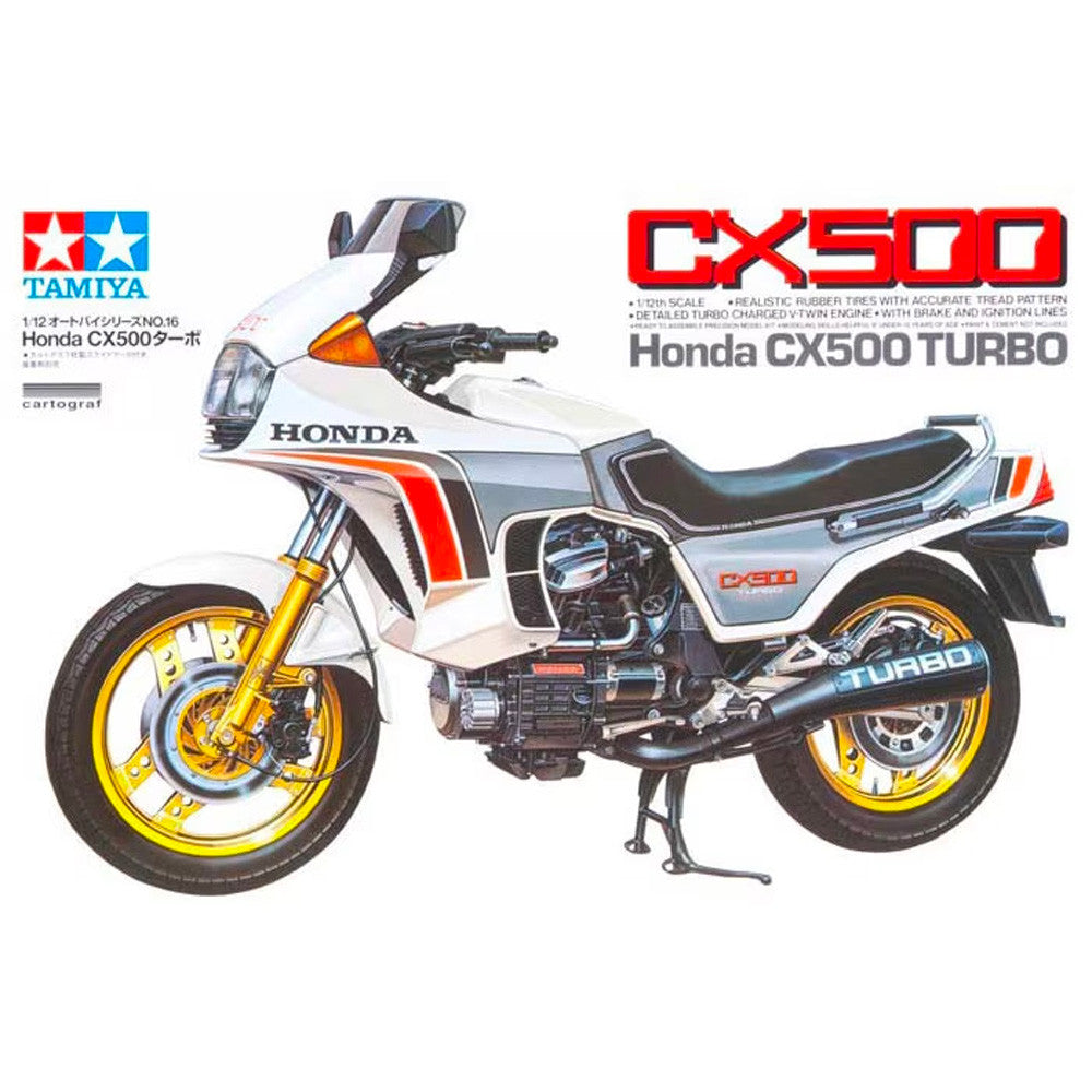 Tamiya 1/12 Scale Honda CX500 Turbo motor bike model kit | Fields of ...