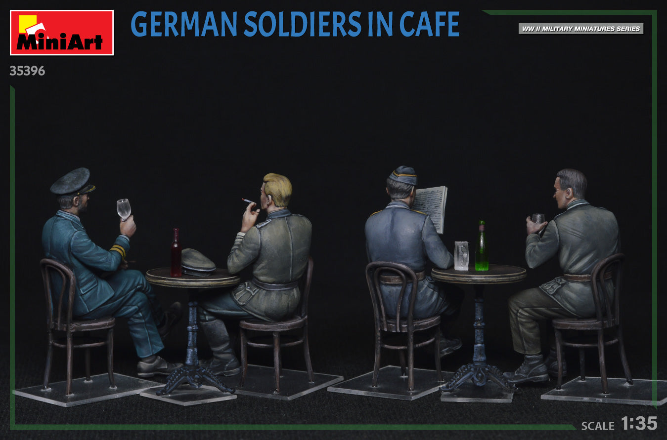 Miniart 1/35 WW2 German Soldiers in Cafe | Fields of Glory Models