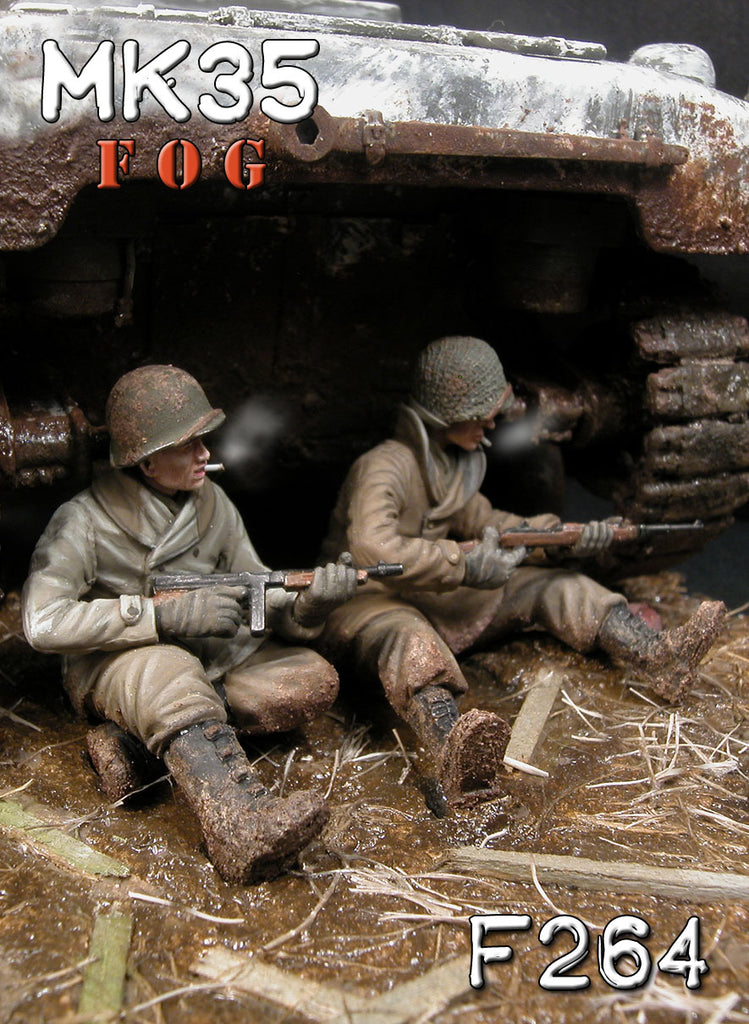 MK35 FoG models 1/35 scale resin model kit WW2 US GI's Ardennes 1944-4 ...