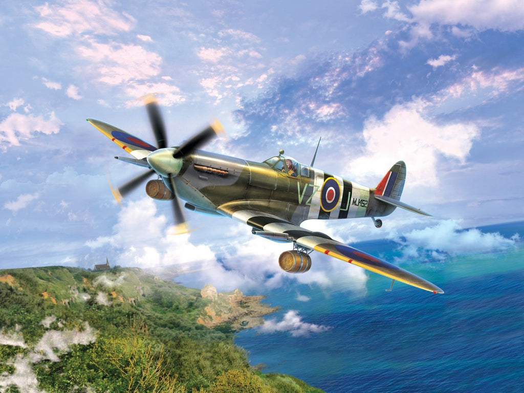 ICM 1/48 WW2 RAF Spitfire Mk.IXC "Beer Delivery", WWII British Fighter ...