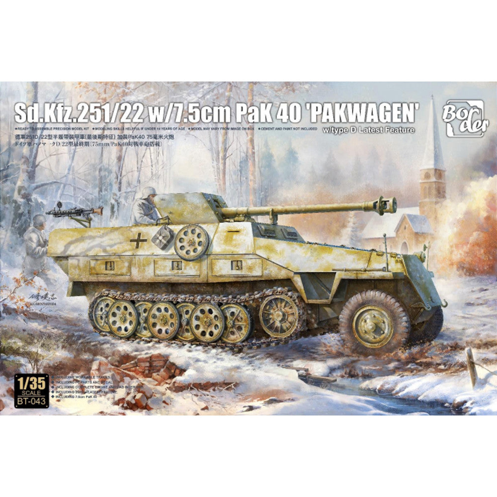 Border Models 1/35 WW2 German Sd.Kfz.251 Pakwagen | Fields of Glory Models