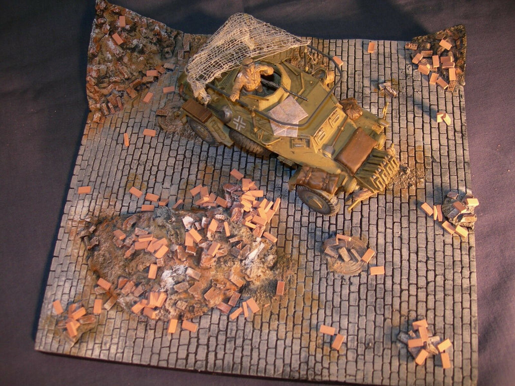FoG Models 1/35 Scale Vignette base 'In the Ruins' 240mm x 220mm ...