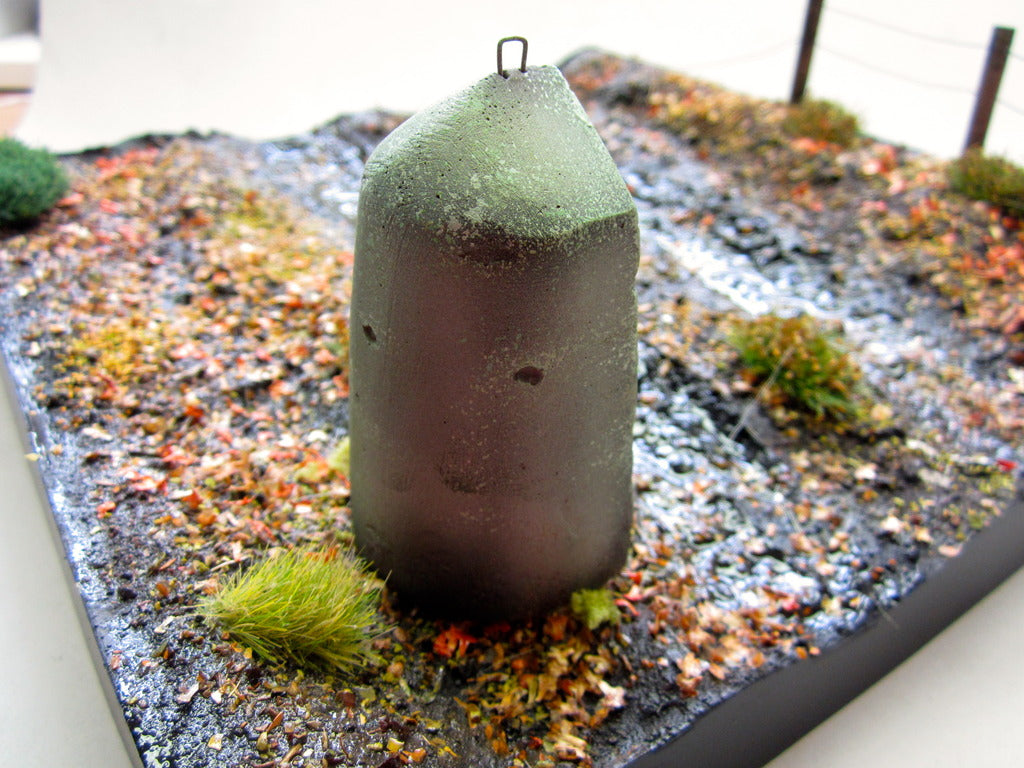 FoG Models 1/35 Scale WW2 German concrete Sentry Pillbox diorama acces ...