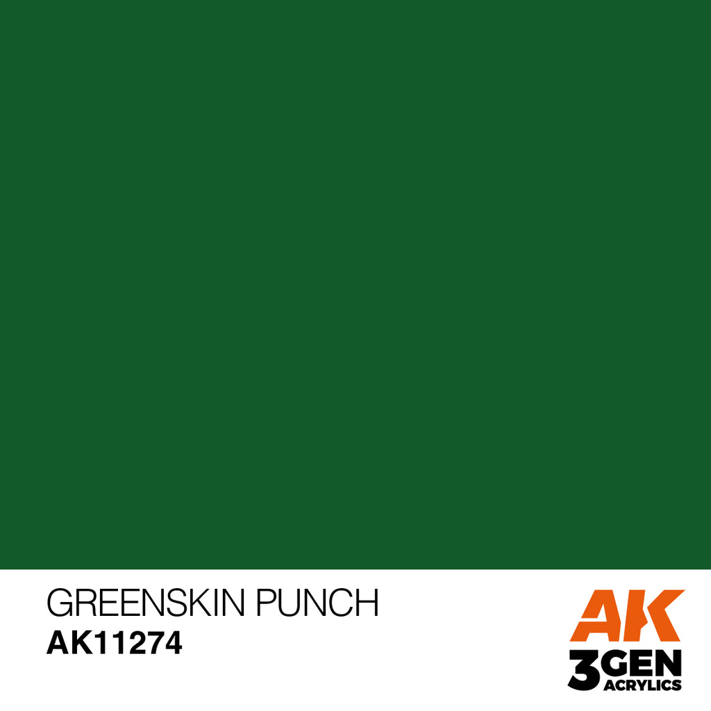 AK Interactive Greenskin Punch COLOR PUNCH 17 ml | Fields of Glory Models
