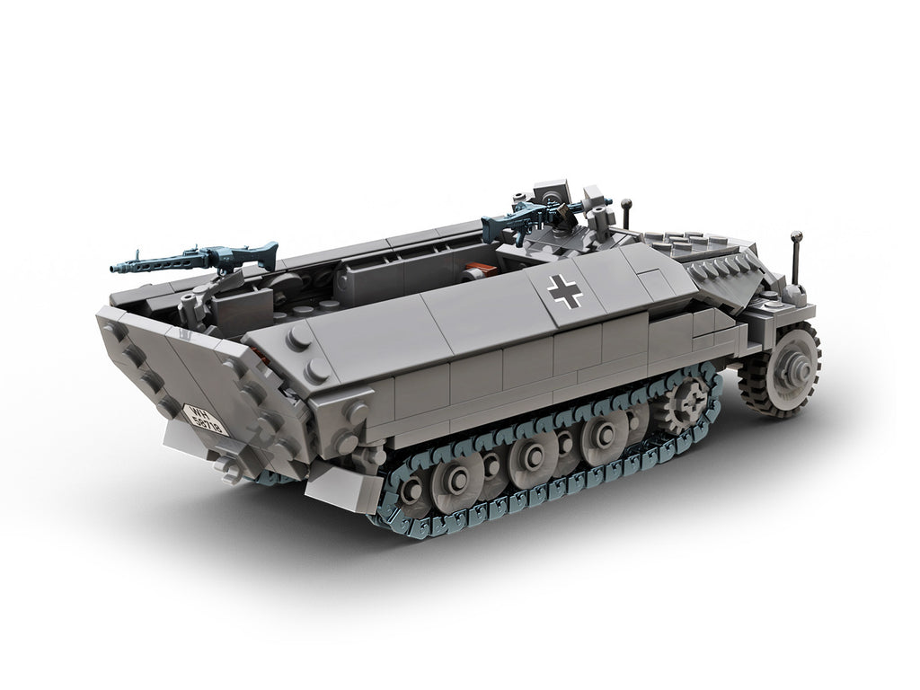Build Army Brick building model WW2 GERMAN Sd. Kfz. 251 Ausf.D | Fields ...