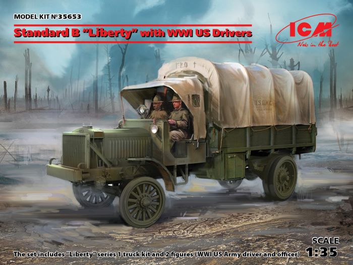 ICM 1/35 WW1 Standard B Liberty with WWI US Drivers | Fields of Glory ...