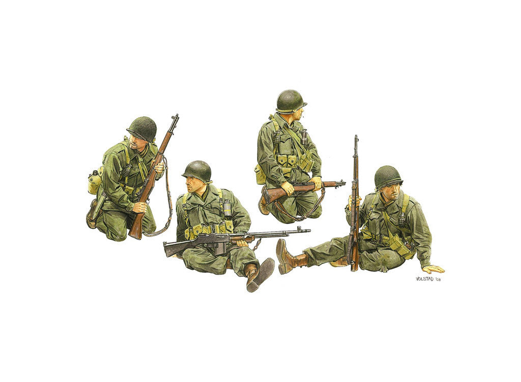 Dragon 1/35 WW2 U.S. Army Tank Riders 1944-45 | Fields of Glory Models