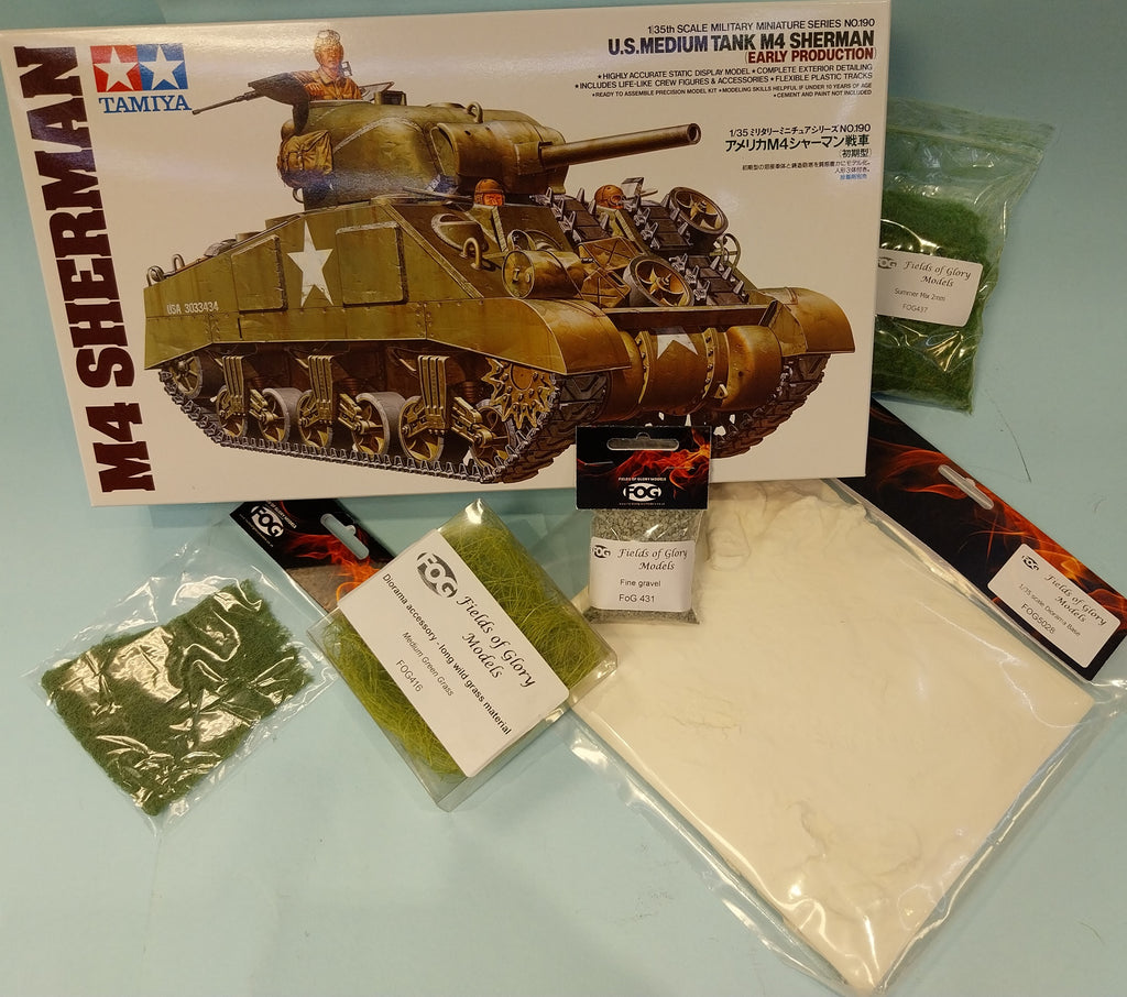 Al's picks set #18 - Tamiya 1/35 scale WW2 U.S. M4 Sherman (Early Prod ...