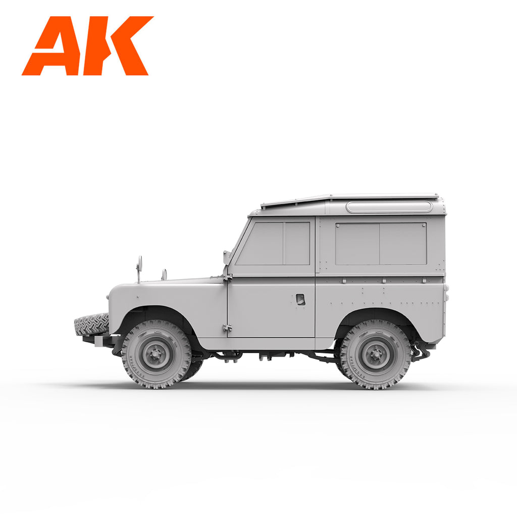 AK Interactive 1/35 scale MODEL KIT Land Rover 88 Series IIA Station W ...
