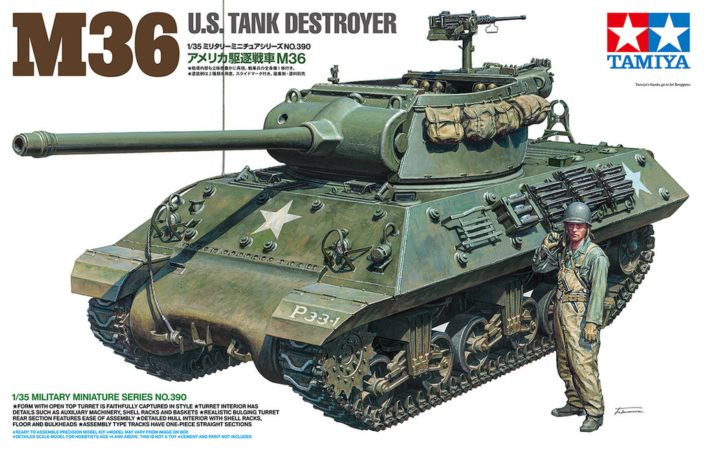 Tamiya 1/35 WW2 U.S. Tank Destroyer M36 | Fields of Glory Models