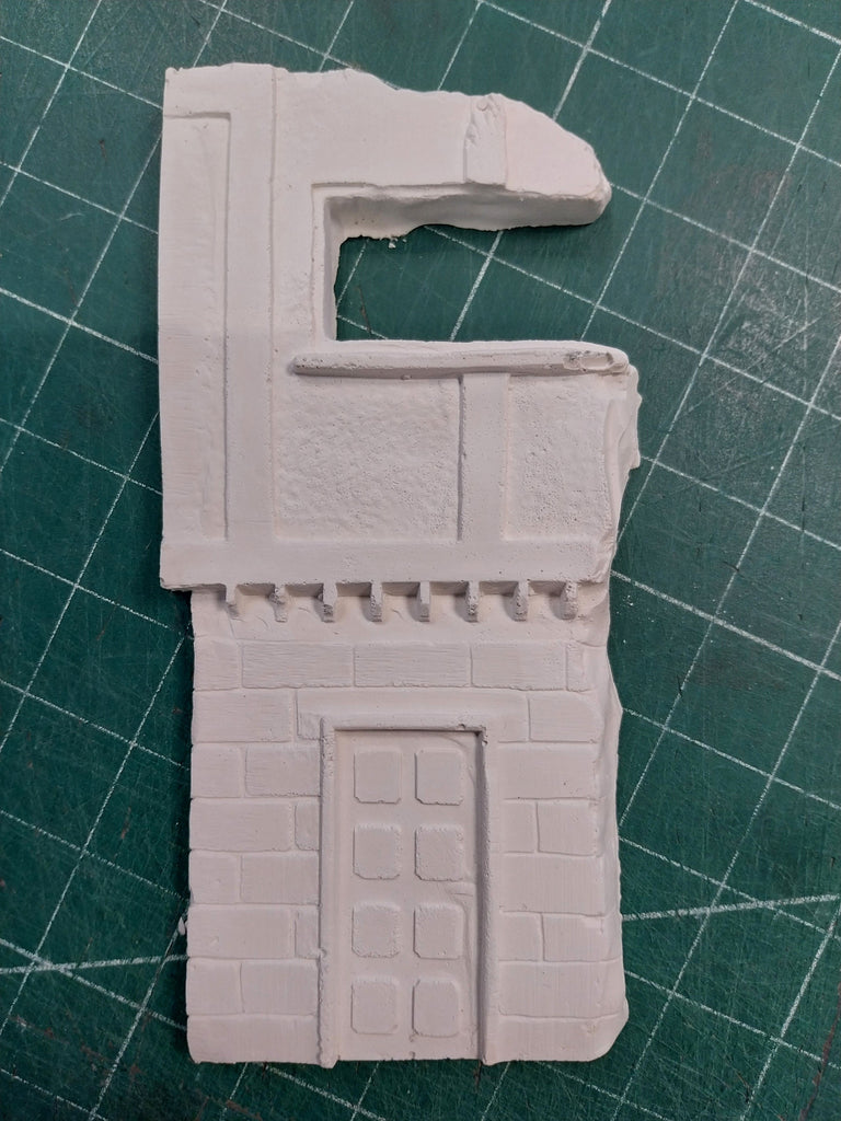 FoG Models 1/35 scale Ruined building walls #24 diorama accessory ...