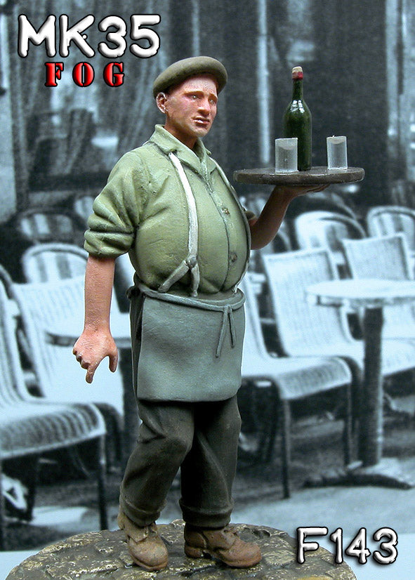 MK35 FoG models 1/35 Scale WW2 Coffee-house owner Patron de cafe WWII ...