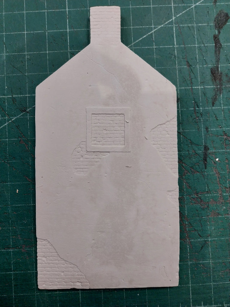 FoG models 1/35 scale WW2 House interior wall building facade 120mm x ...