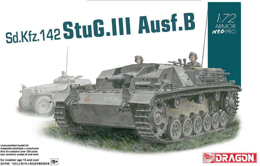 Dragon 1/72 WW2 German Stug Iii Ausf B W/Neo Track | Fields of Glory Models