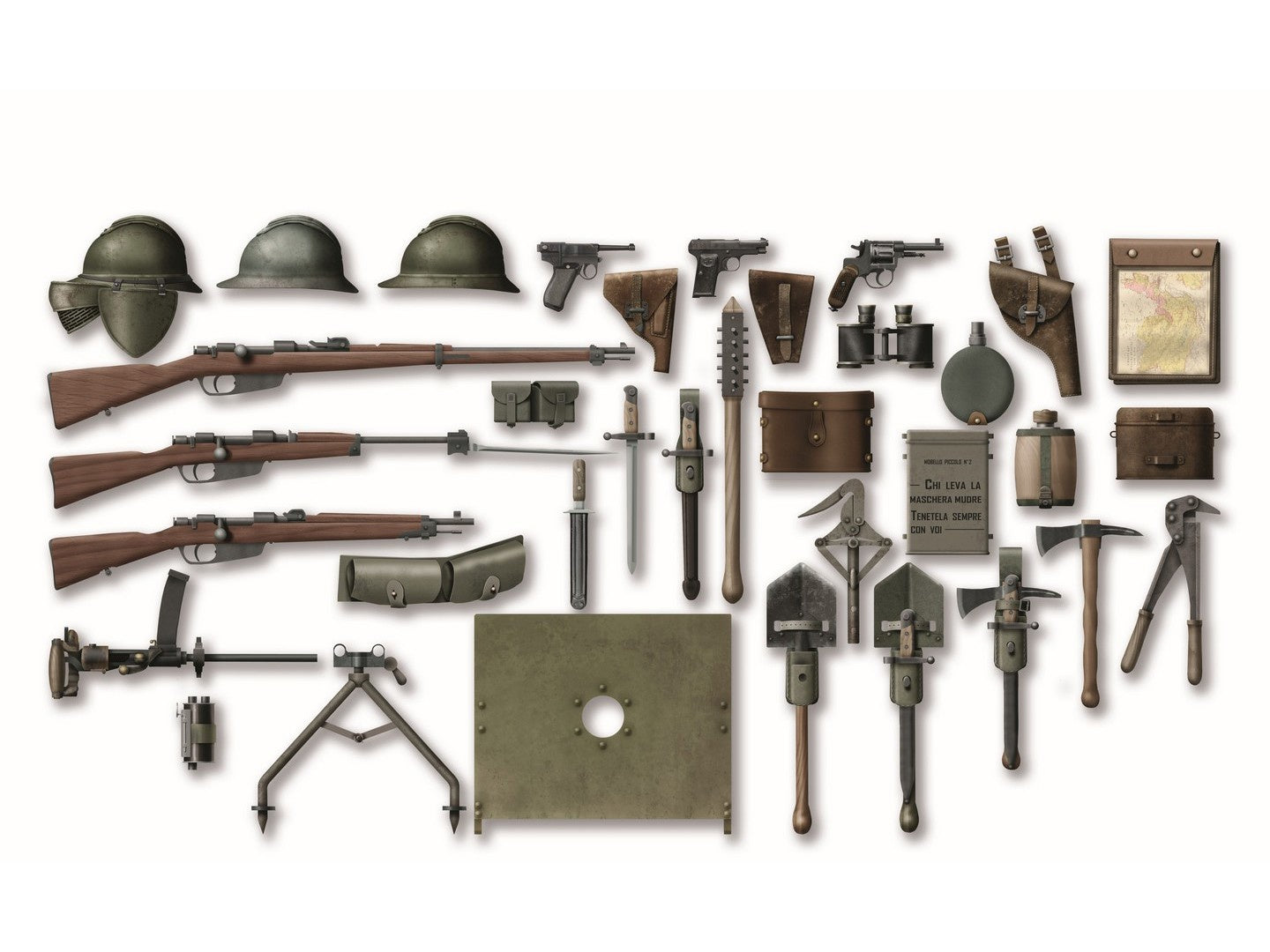 ICM 1/35 WW1 Italian Infantry Weapon and Equipment | Fields of Glory Models