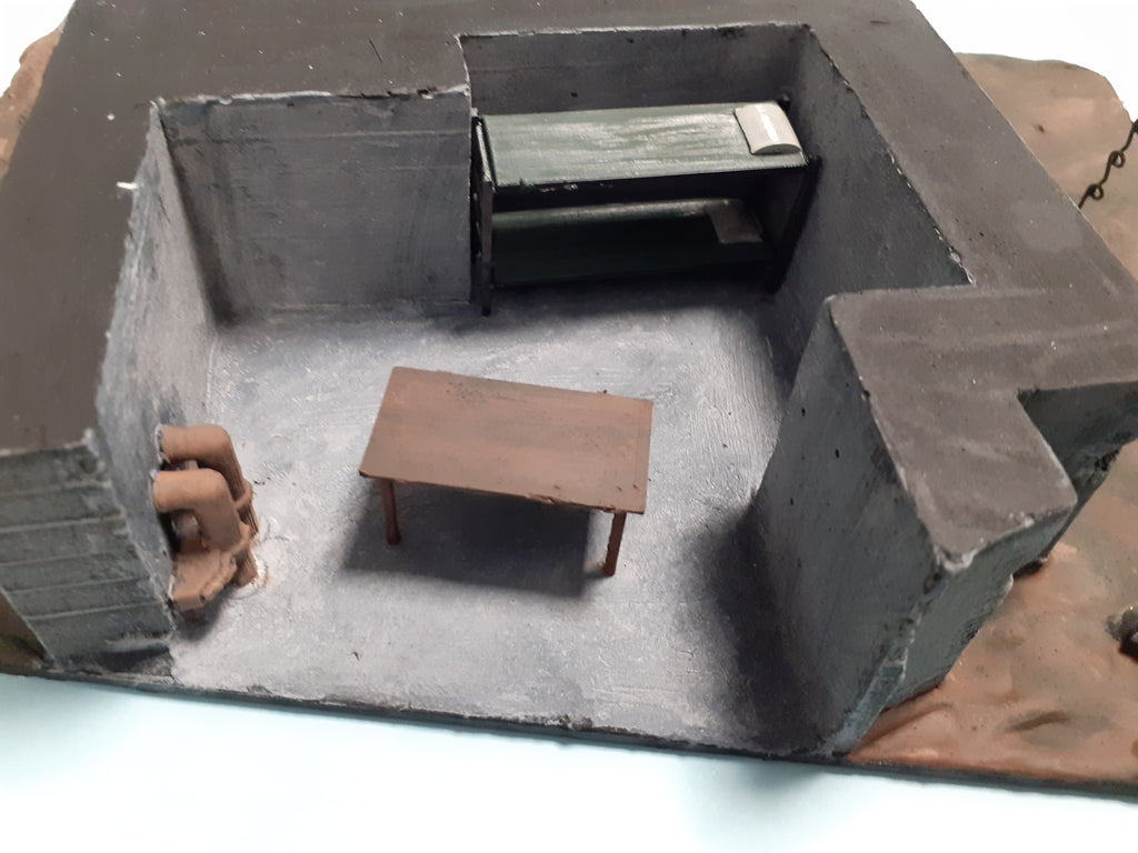 FoG Models 1/35 scale WW2 cut away Bunker - Atlantic wall series #5 ...