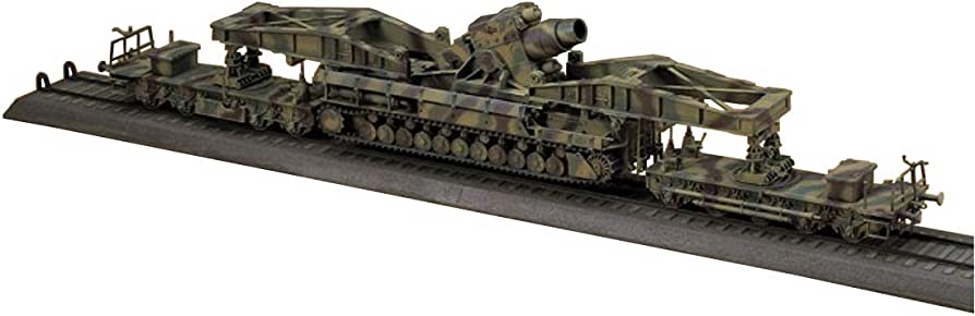 Hasegawa 1:72 60cm Morser 'Karl' 040 Production Type with Railway Carr ...
