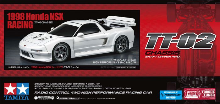 Tamiya 1998 Honda NSX Racing (TT-02) | Fields of Glory Models