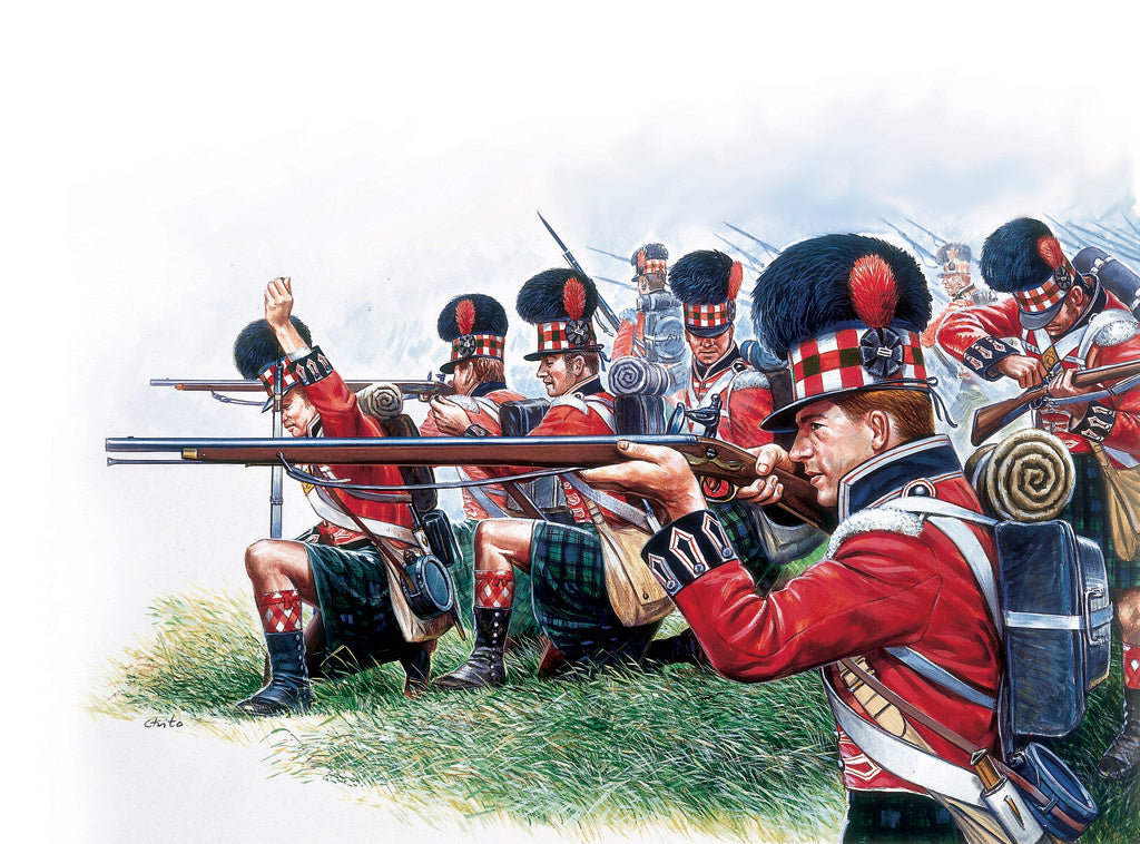 Italeri 1/72 scale Highland Infantry Napoleonic Wars | Fields of Glory ...