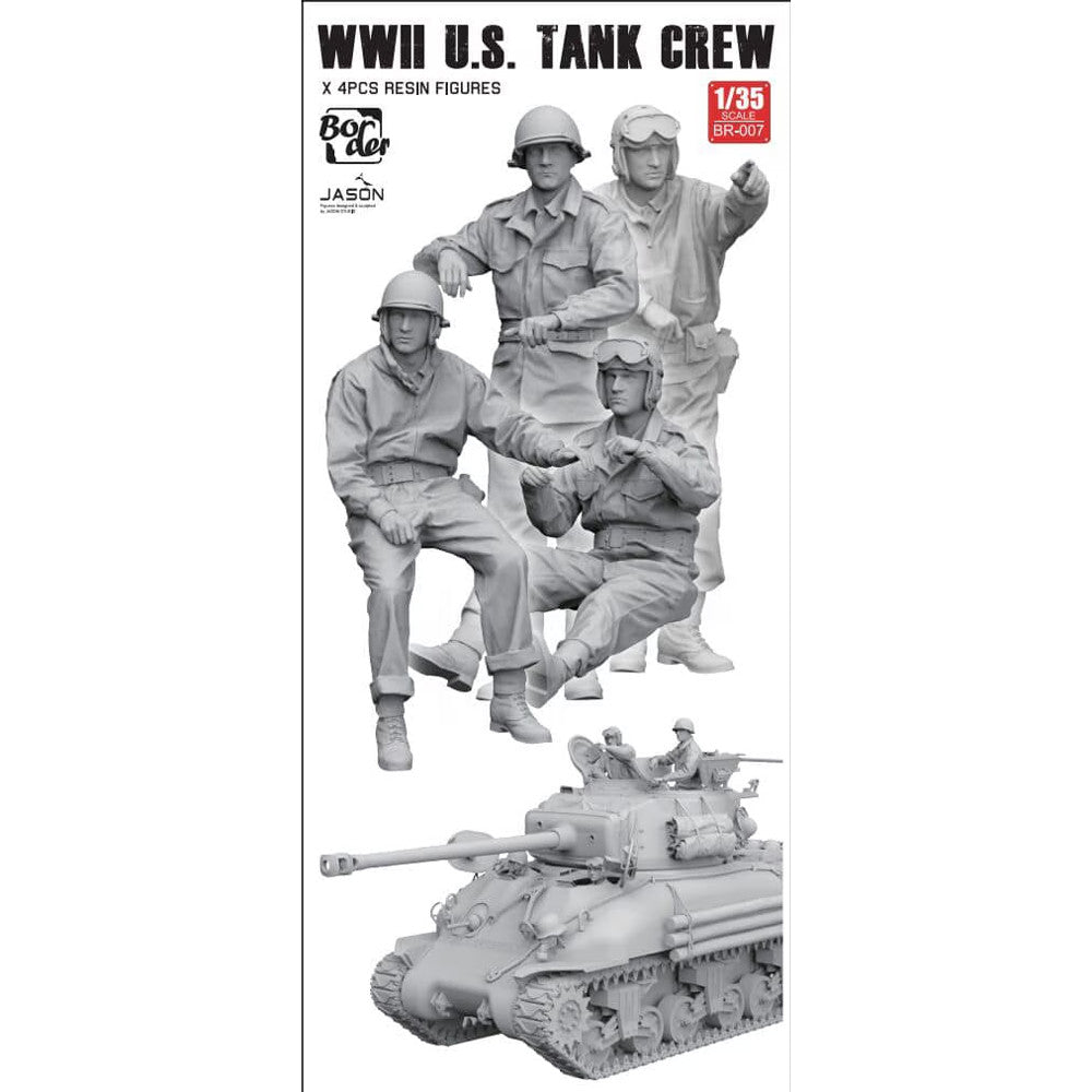 Border Models 1/35 WW2 US WWII Tank Crew | Fields of Glory Models