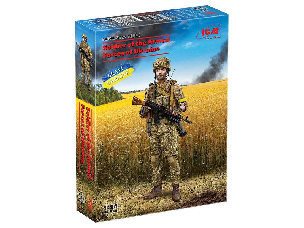 ICM 1/16 Soldier of the Armed Forces of Ukraine 1:16 Figure | Fields of ...
