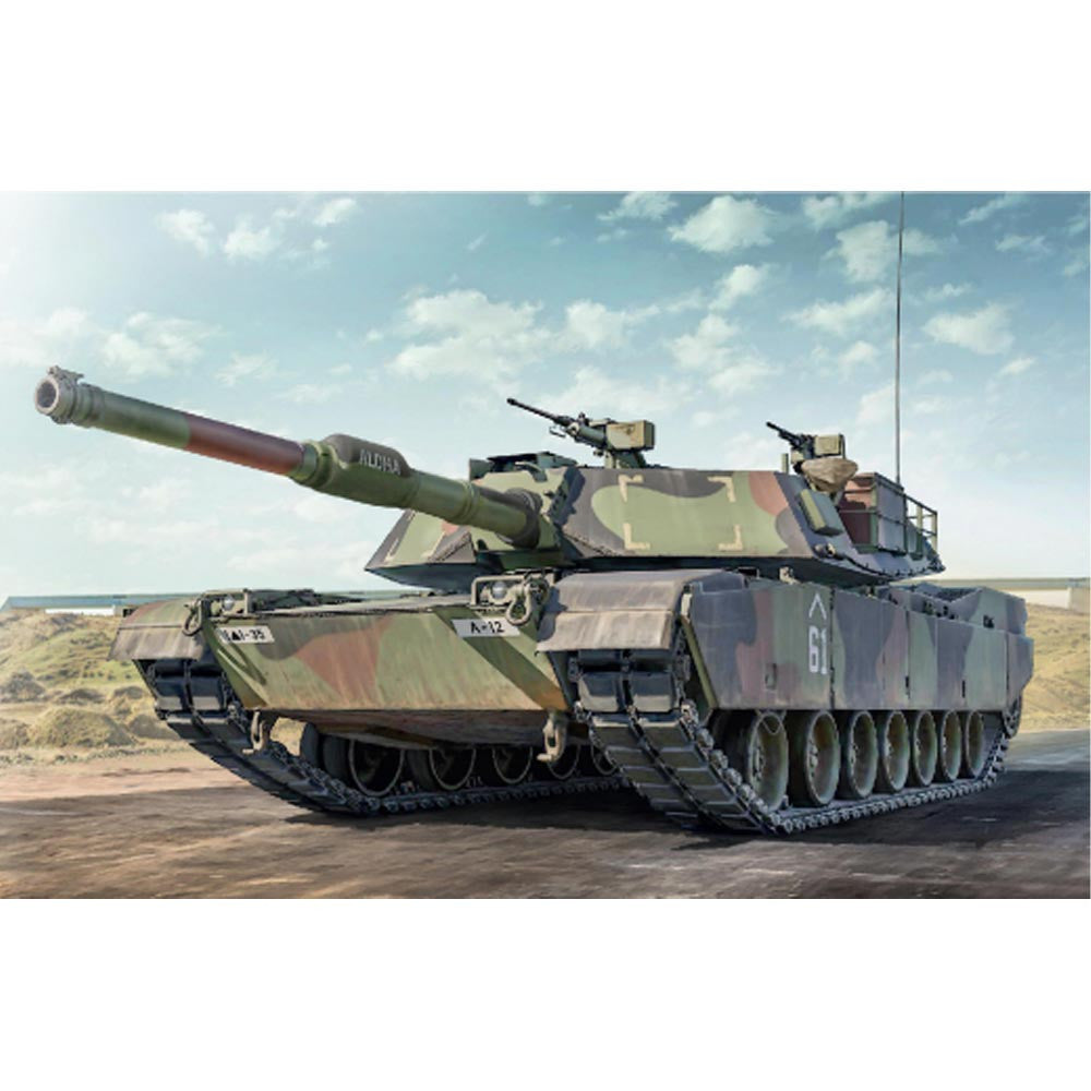 Italeri 1/35 scale M1A1/A2 ABRAMS MBT tank model kit | Fields of Glory ...
