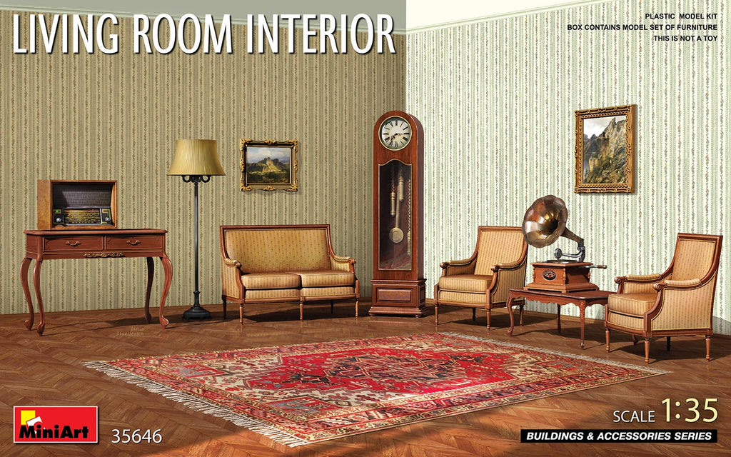 Miniart 1/35 WW2 LIVING ROOM INTERIOR | Fields of Glory Models