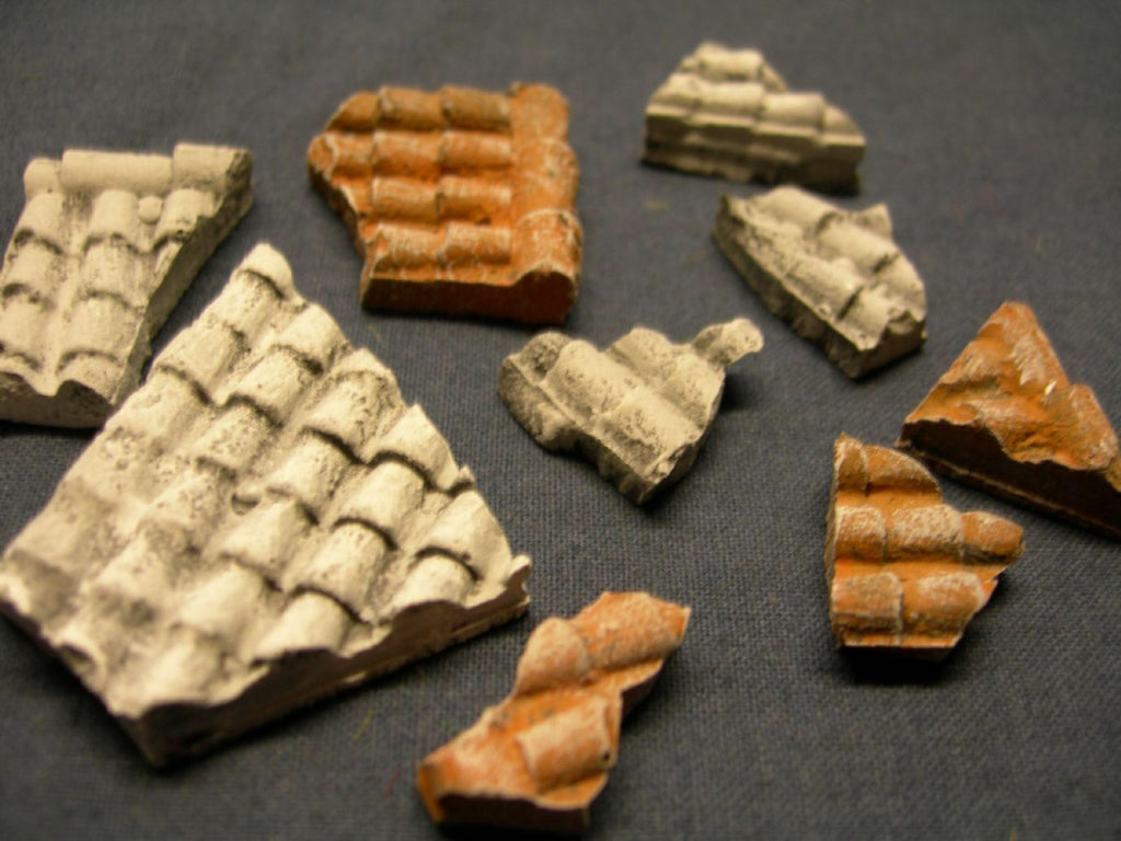FoG Models 1/35 Scale Roof Debris 100g pack (tile and slate scatter ma ...