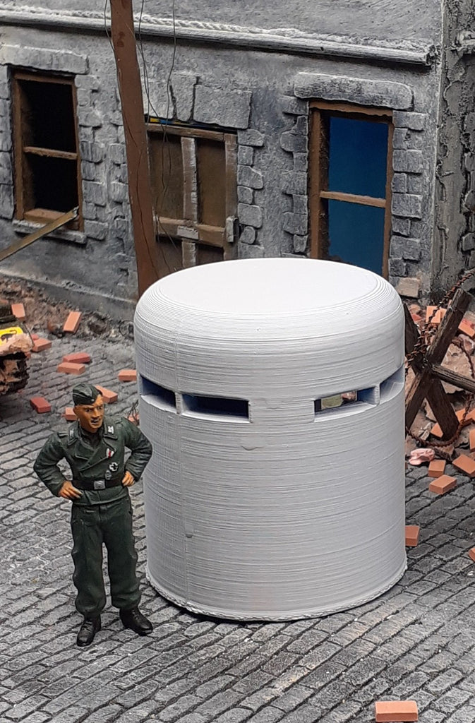 FoG Models 1/35 scale 3D printed WW2 german Schildwacht Hut pillbox bu ...