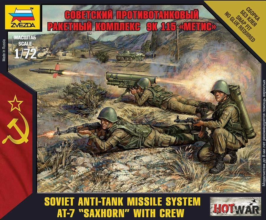Zvezda 1/72 Scale SOVIET PTRK 'METIS' | Fields of Glory Models
