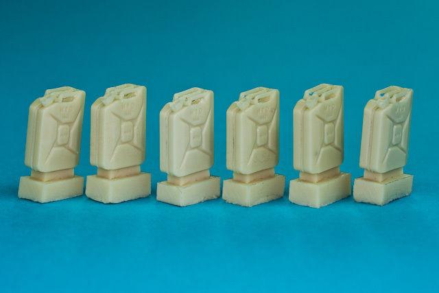 1/35 scale x British Army Gallon tanks | Fields of Glory Models