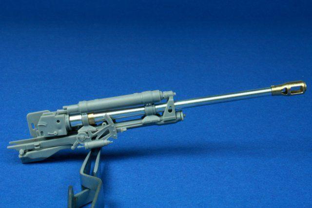 1/35 scale 76.2mm ZiS-3 L/51.6 metal barrel upgrade SPG SU-76, 76mm gu ...
