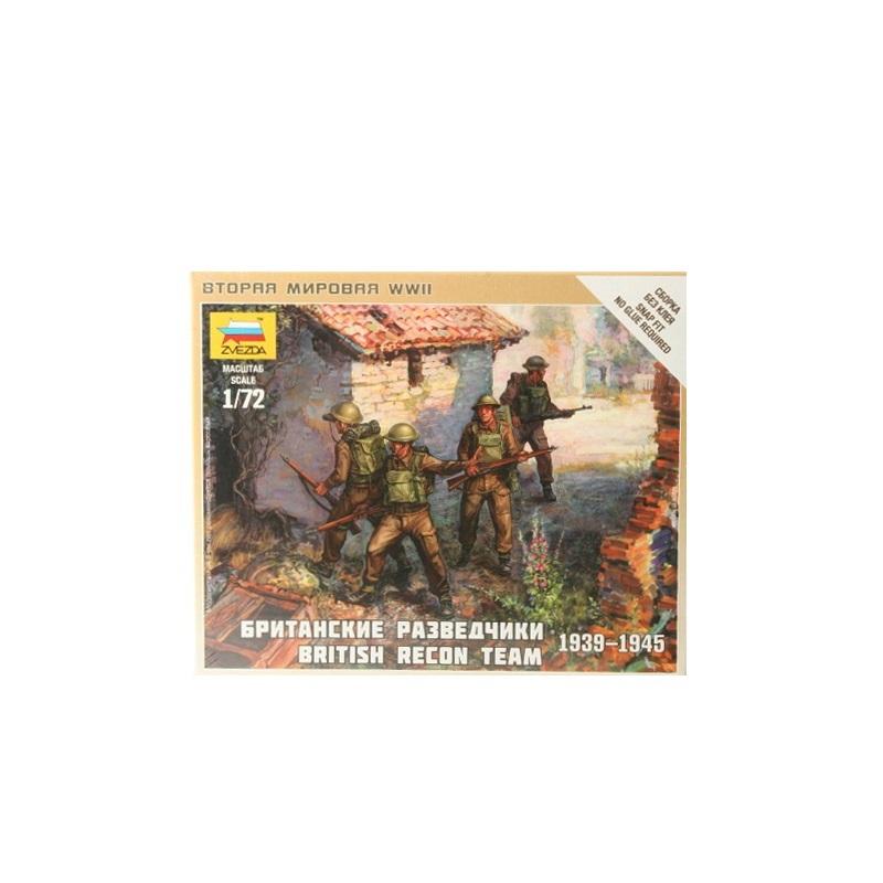 Zvezda 1/72 scale WW2 BRITISH RECON TEAM | Fields of Glory Models