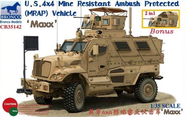 1/35 Scale U.S. 4x4 Mine Resistant Ambush Protected (MRAP) vehicle Max ...