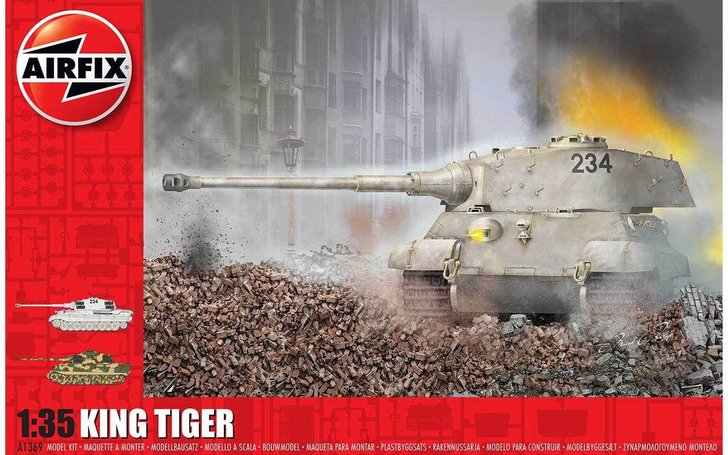 1/35 Scale AIRFIX WW2 German King Tiger tank | Fields of Glory Models
