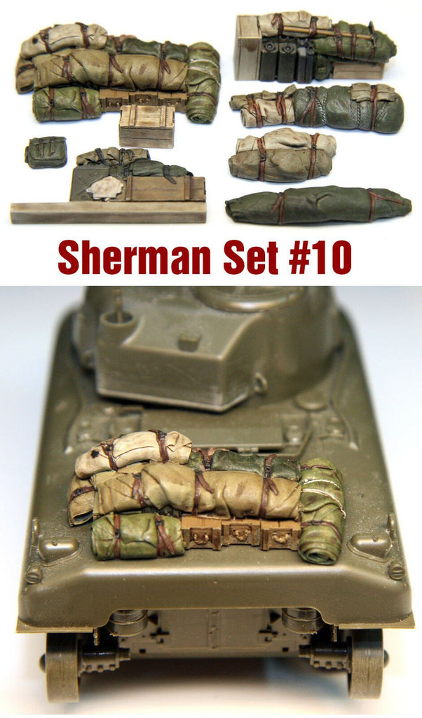1/35 Scale Resin kit Sherman Engine Deck and Stowage Sets #10 | Fields ...