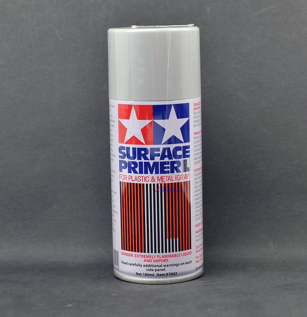 Tamiya Surface Primer Grey Large 180ml | Fields of Glory Models