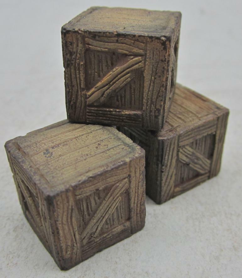 FoG Models 1/35 Scale Wooden Crates Large 3 Pack | Fields of Glory Models