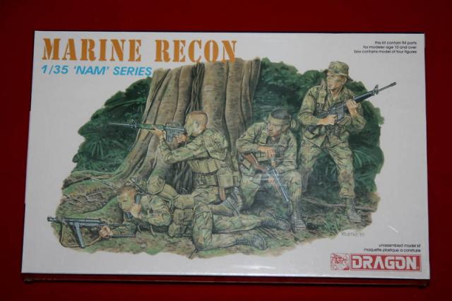 Dragon 1/35 scale US Marine Recon figure set Vietnam Model Kits ...