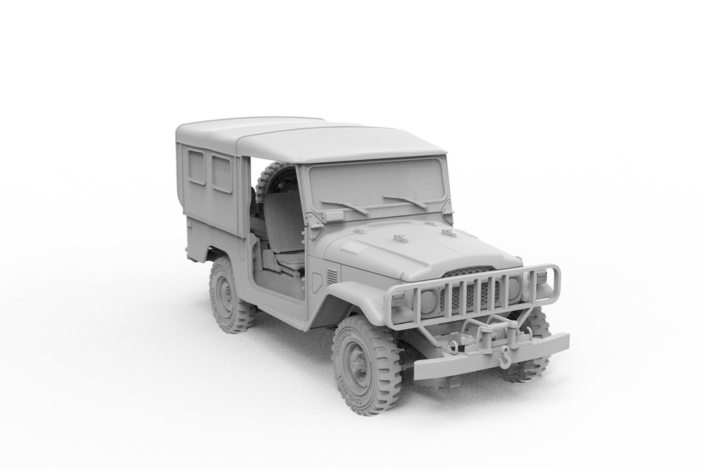 AK Interactive 1/35 scale MODEL KIT FJ43 SUV WITH SOFT TOP IDF & LAF ...