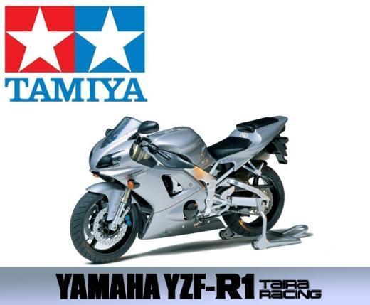 TAMIYA 1/12 BIKES YAMAHA YZF-R1 TAIRA RACING motorbike model kit ...