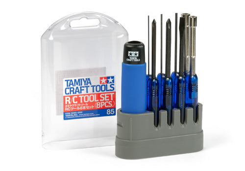 TAMIYA TOOLS / ACCESSORIES - R/C Radio Control TOOL SET (8 PCS) kit ...