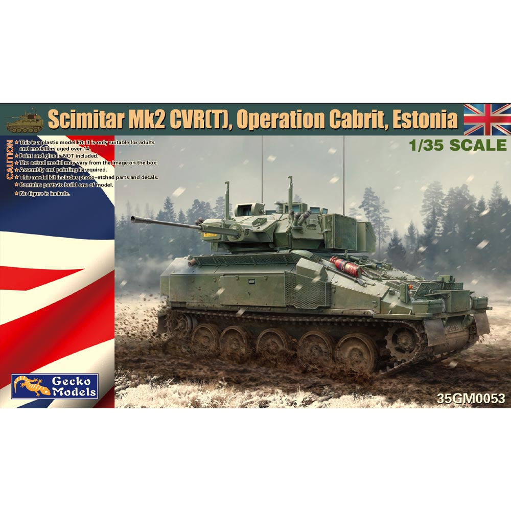 Gecko Models 1/35 scale British Army Scimitar Mk2 CVR (T) Armoured car ...