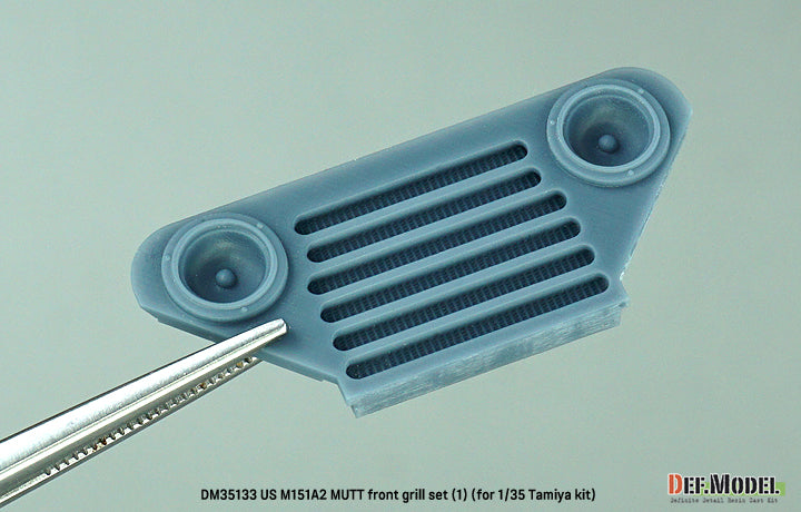 DEF Models 1/35 Modern US M151A2 Mutt front grill set (1) (for 1/35 Ta ...