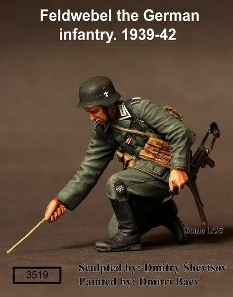 1/35 Scale WW2 Feldwebel the German infantry. 1939-42 | Fields of Glory ...