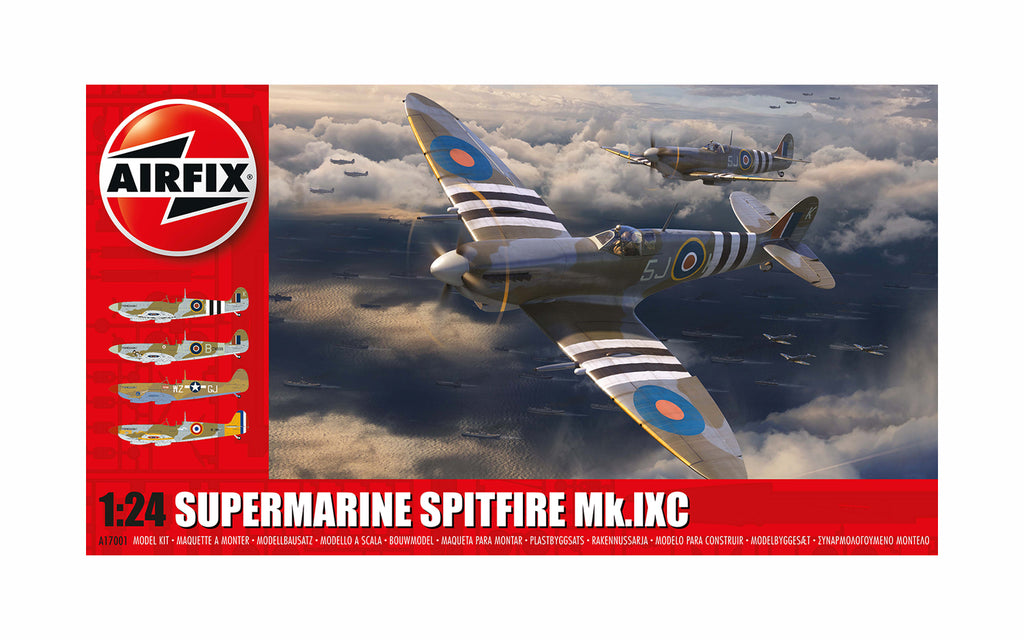 Airfix A17001 Supermarine Spitfire Mk.Ixc 1:24 Plane Model Kit | Fields ...